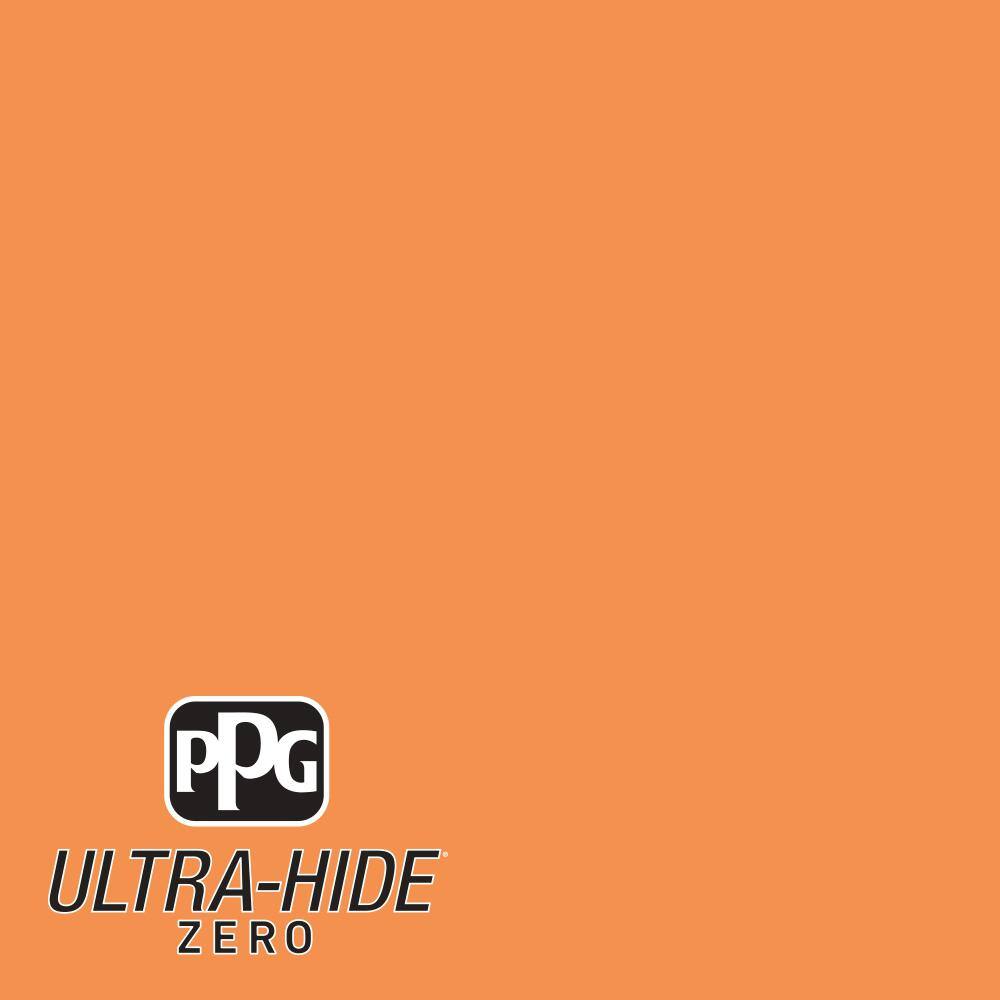 PPG 1 gal. #HDPO27U Ultra-Hide Zero Desert Orange Flat Interior Paint ...