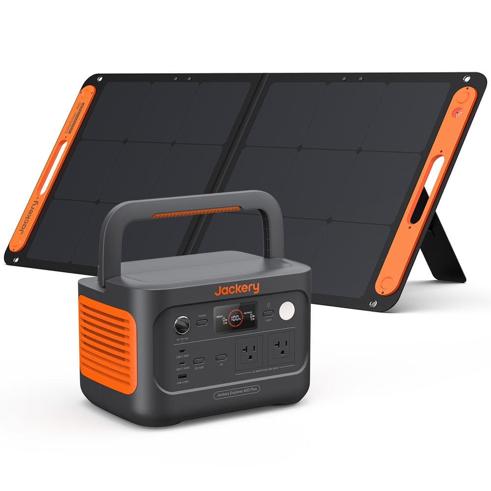 Jackery 800-Watt Continuous/1600-Watt Peak Push Button Start Solar ...
