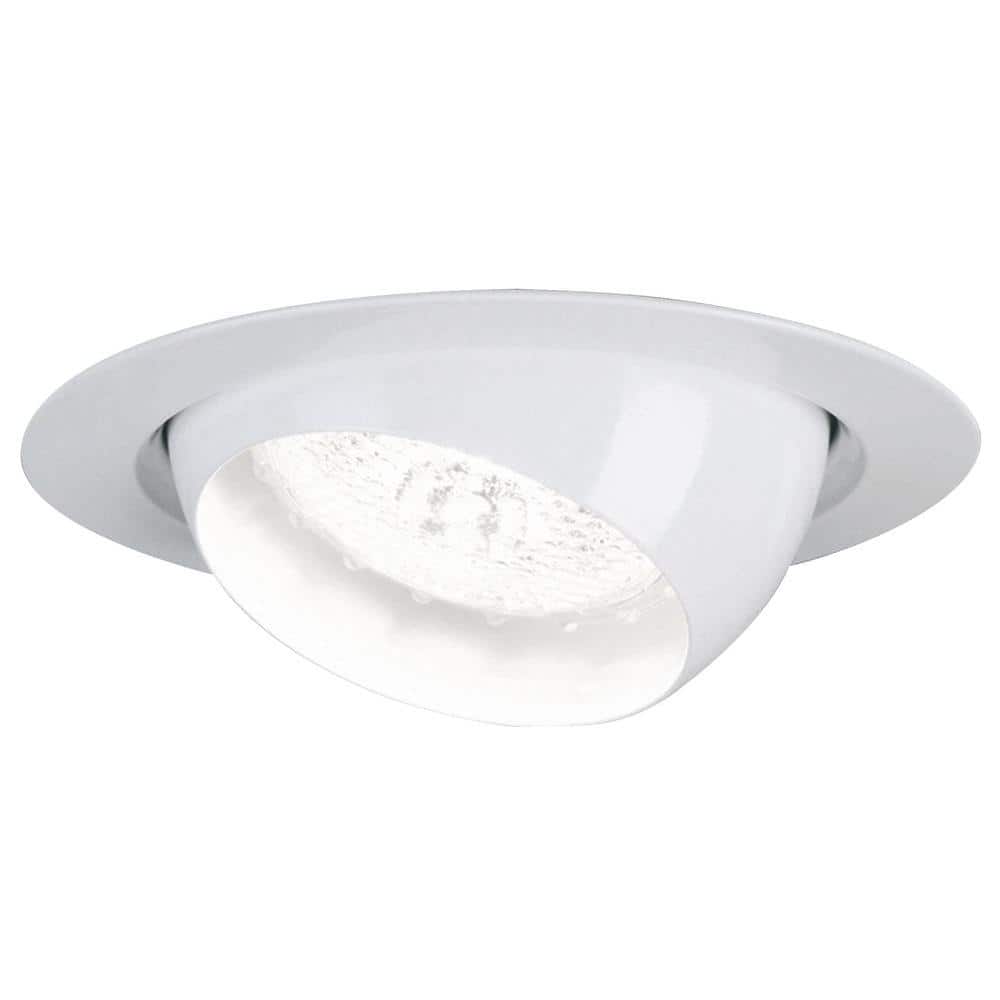 Lithonia Lighting 4 in. Recessed Matte White Recessed Incandescent ...