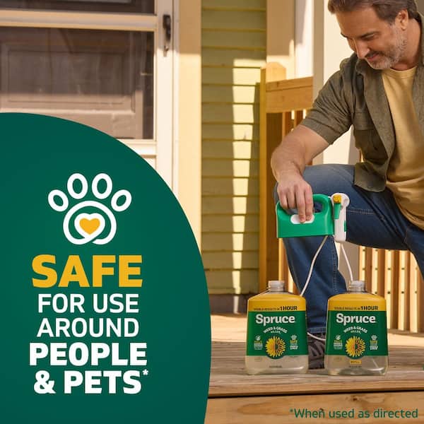 Spruce 64 oz. Snap and Spray Weed and Grass Killer Refill 081012130001 ...