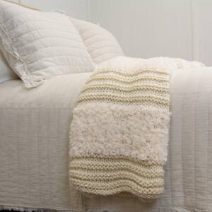 DONNA SHARP Plush Knit Rust Polyester Throw Blanket Y00120 - The Home Depot