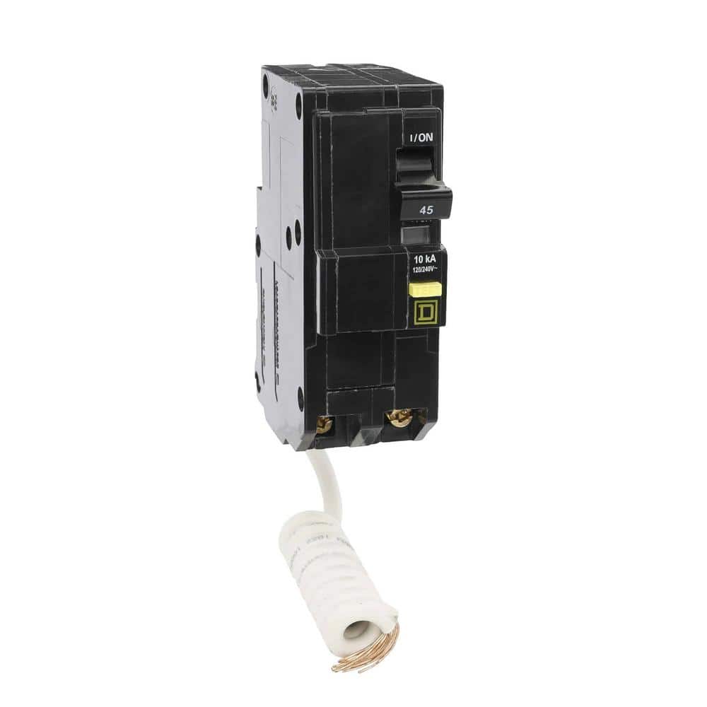 Square D QO 45 Amp 2-Pole GFCI Circuit Breaker QO245GFIC - The Home Depot