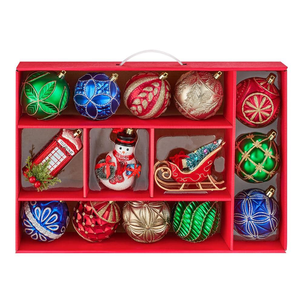 Home Accents Holiday 14 Piece Timeless Classics Shatter Resistant