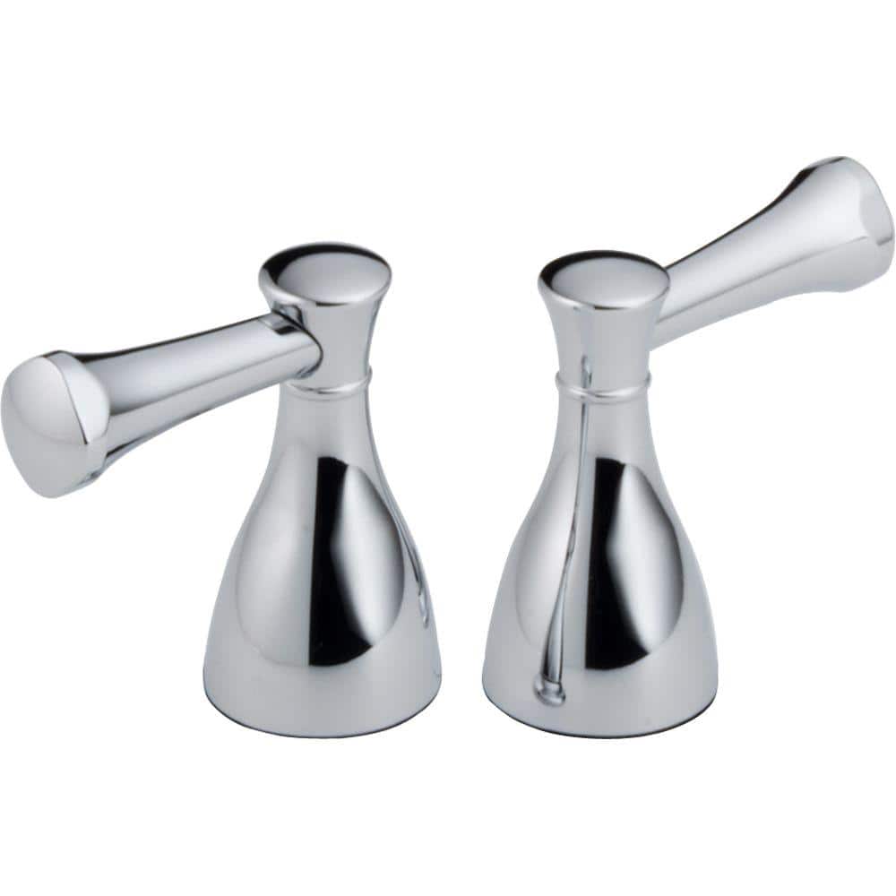 Delta Pair of Lockwood Lever Handles for 2-Handle Faucets in Chrome ...