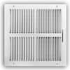 Everbilt 12 in. x 12 in. 2-Way Steel Wall/Ceiling Register in White ...