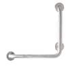 CSI Bathware 32 in. x 32 in. Left Hand Vertical Angle Grab Bar in ...