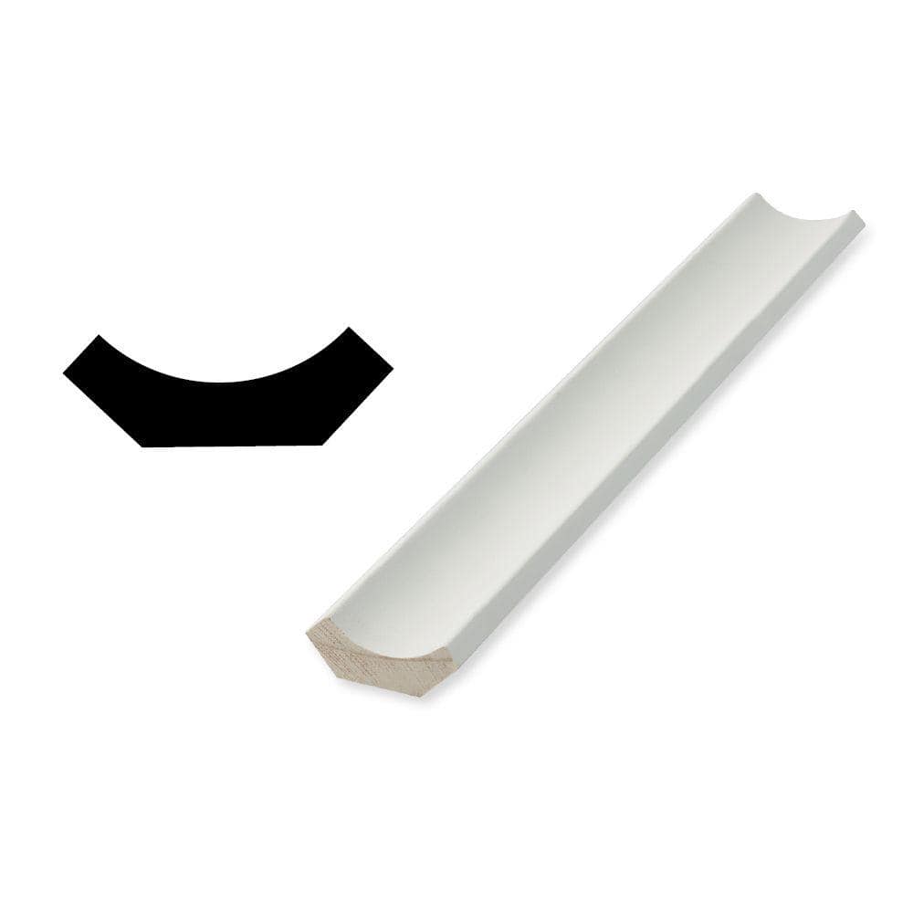 Woodgrain Millwork WM 86 - 9/16 in. x 1-5/8 in. Primed Finger-Jointed ...