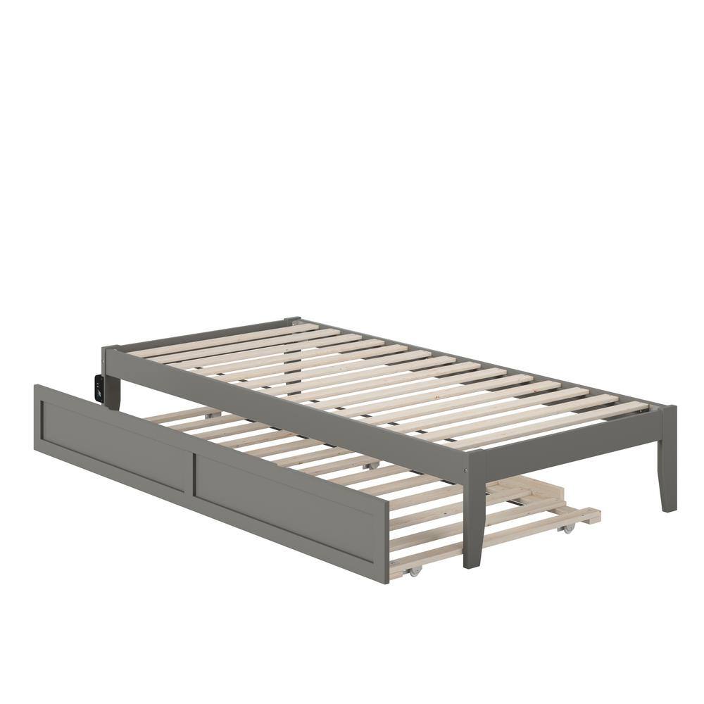 AFI Colorado in Grey Twin Extra Long Bed with USB Turbo Charger and ...