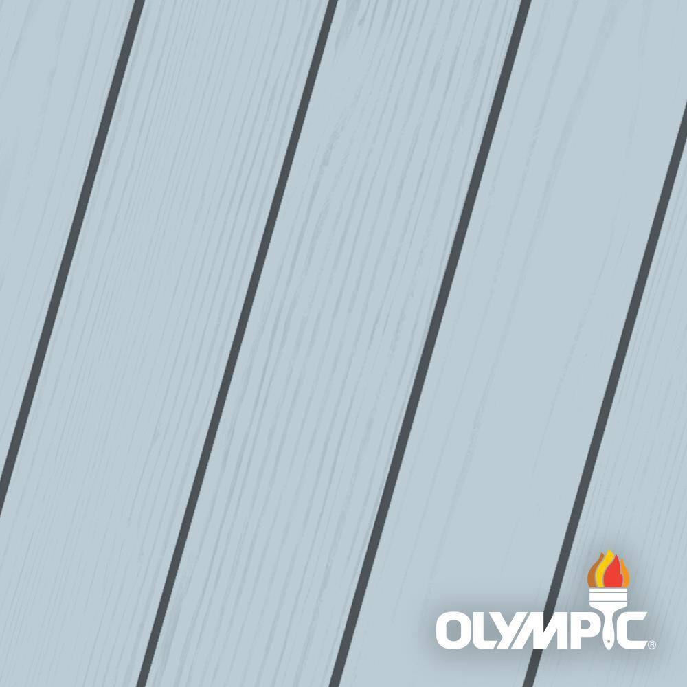 Olympic Maximum 1-gal. Shipmate Blue Solid Color Exterior Stain and ...