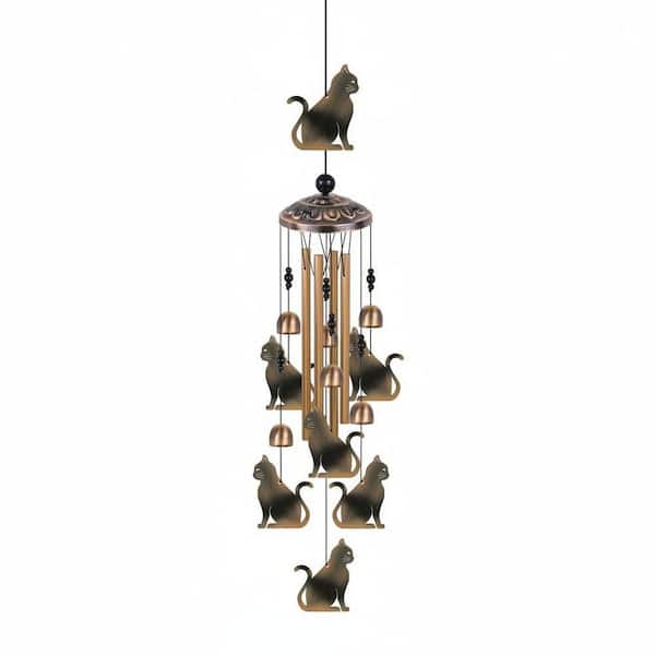Charming Cat Wind Chime YNLIN345 - The Home Depot