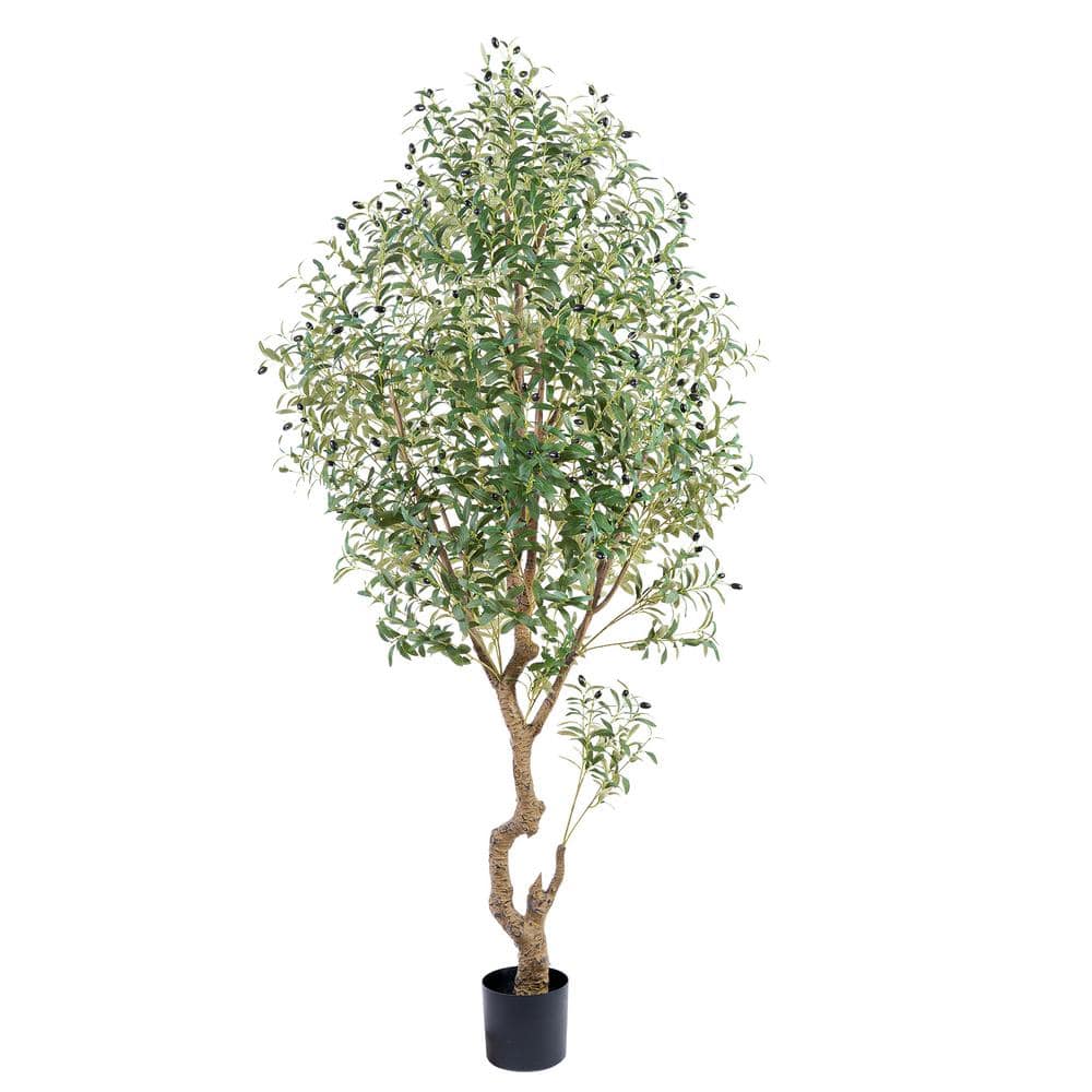 Patere 7 ft. Tall Artificial Plant Olive Tree HD-L220 - The Home Depot
