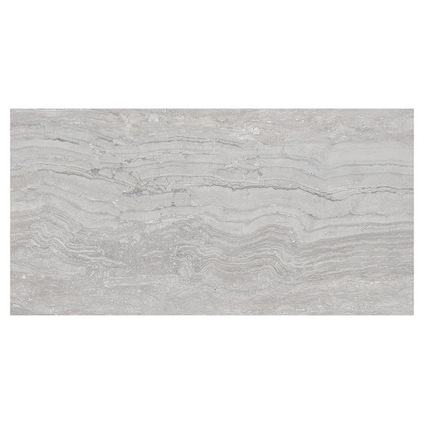 Giorbello Spanish Marmol Porcelain 12 in. x 24 in. x 9mm Wall Tile ...