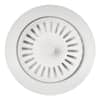 Blanco 3.5 in. Decorative Metal Disposal Flange in White 240328 - The ...