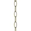 Progress Lighting Accessory Chain - 48 in. of 9-Gauge Chain in Gilded ...