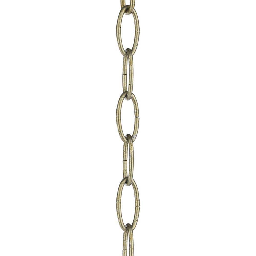 Progress Lighting Accessory Chain - 48 in. of 9-Gauge Chain in Gilded ...