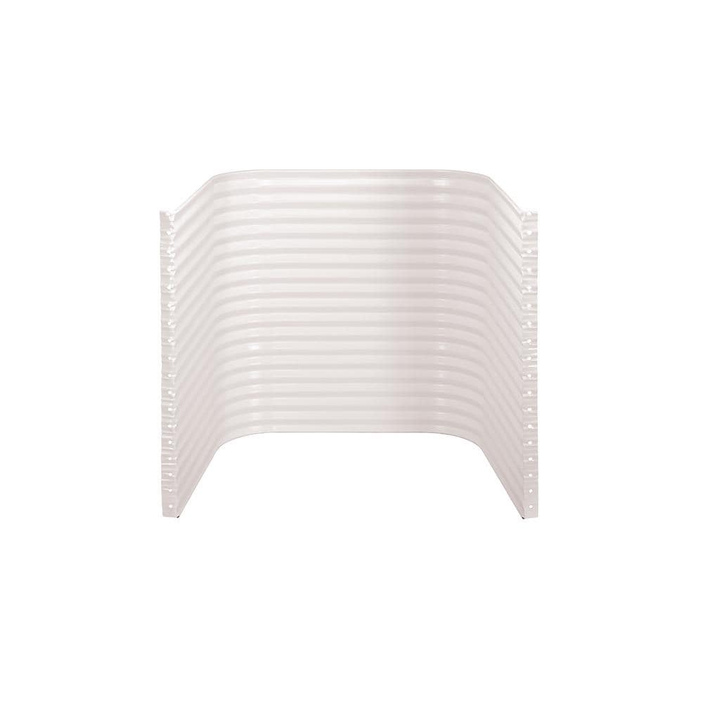 SHAPE PRODUCTS 60 in. W x 36 in. D x 48 in. H White Steel Egress Window ...