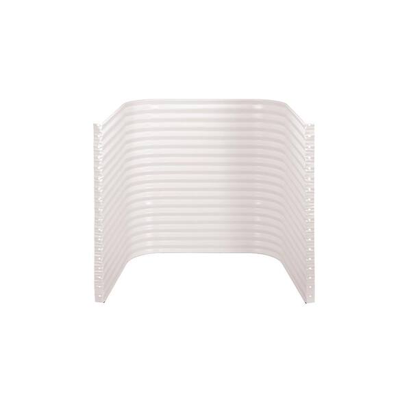 SHAPE PRODUCTS 60 in. W x 36 in. D x 48 in. H White Steel Egress Window ...