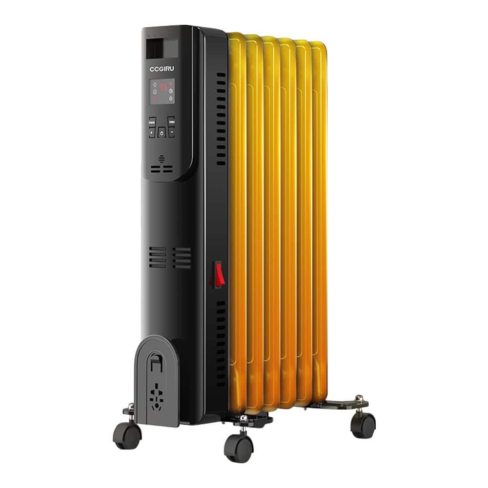 Edendirect 1500 W 25.98 in. Compact Indoor Ceramic Space Heater with ...