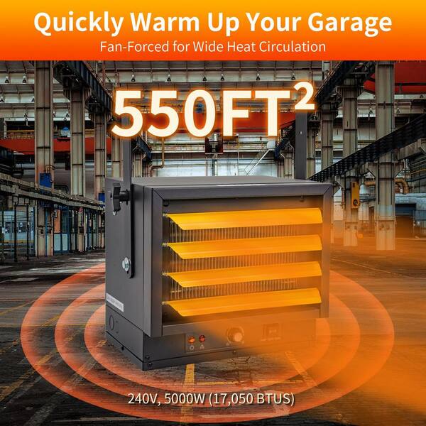 Overhead Furnace Marvin Quartz Overhead Heater With Halogen Light,