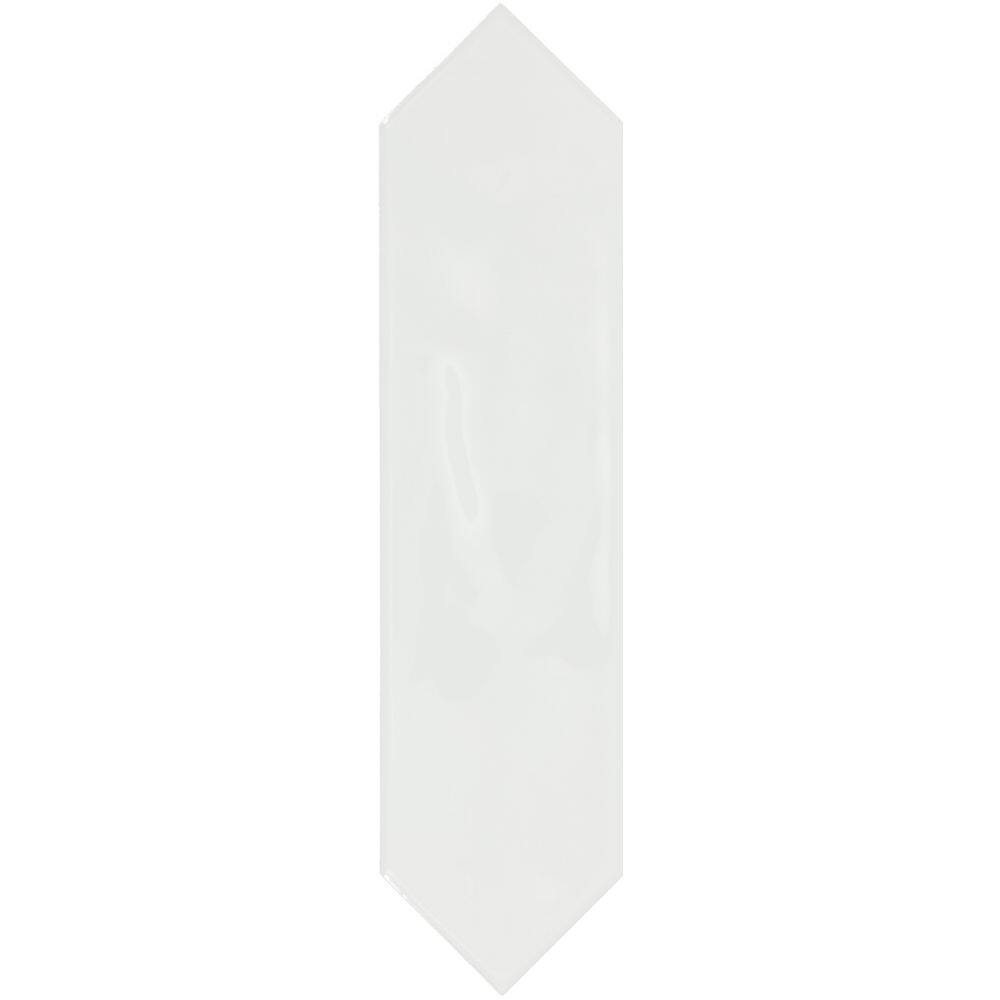 Daltile LuxeCraft Artic White Glossy 3 in. x 12. in. Glazed Ceramic ...