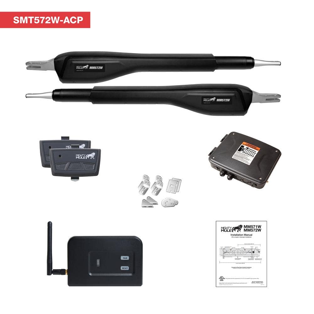 Mighty Mule Heavy Duty Dual Swing Automatic Gate Opener, up to 850 lb ...