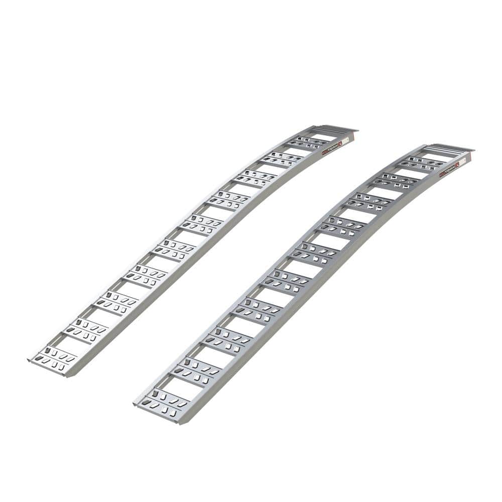 YuTrax 90 in. Arched Ramps, High-Strength Extruded Aluminum, 1500 lb ...
