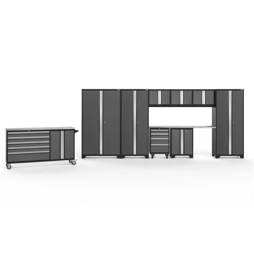 NewAge Products Bold Series 10-Piece 24-Gauge Stainless Steel Garage ...
