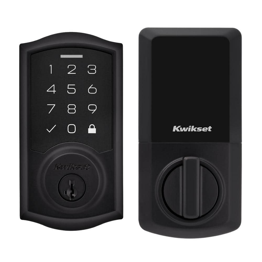 Reviews for Kwikset SmartCode 270 Traditional Matte Black Touchpad Single Cylinder Electronic ...