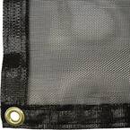 RSI 6 ft. x 15 ft. Knitted Shade Clothes with Grommets and 70% Shade ...