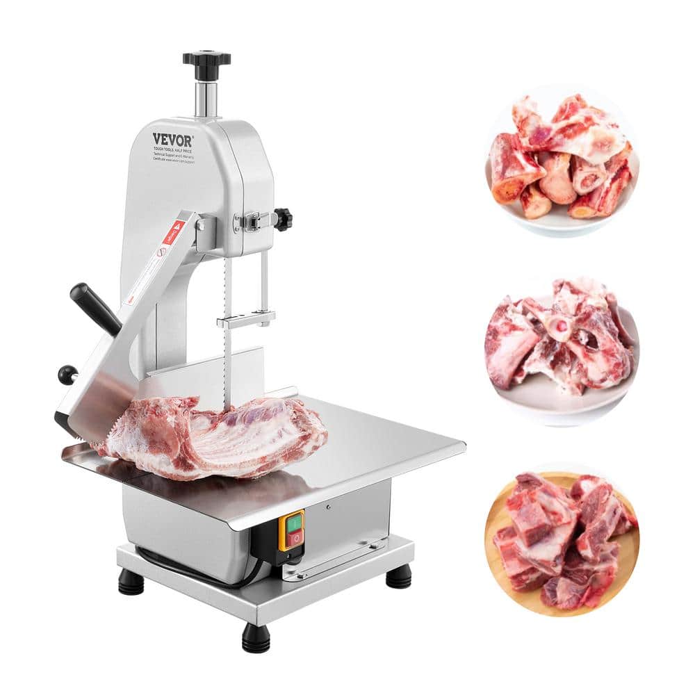 VEVOR Commercial Electric Meat Bandsaw, 650 W Stainless Steel ...