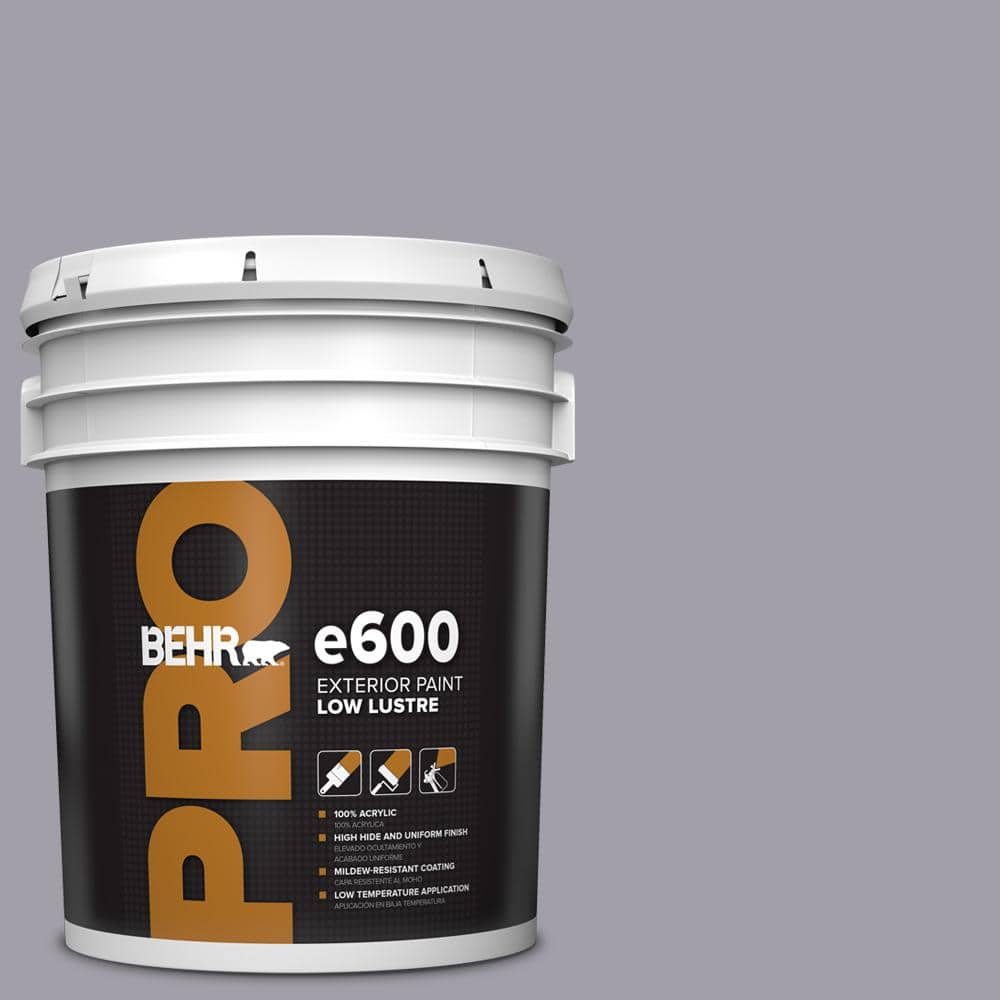 BEHR PRO 5 gal. #N550-4 Ashberry Low Luster Exterior Paint PR62005 ...