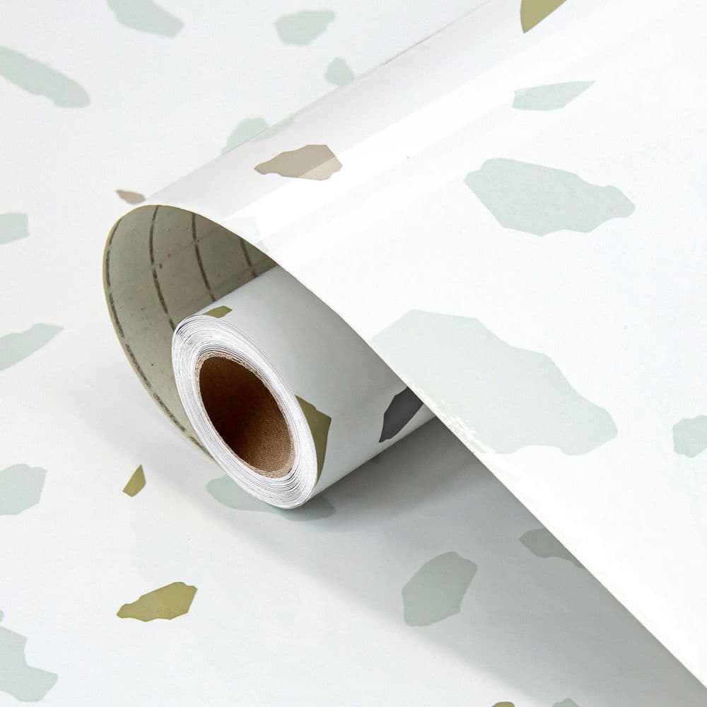15.75 in. x 13.12 ft. Waterproof Granite Wallpaper, Heat Resistant End ...