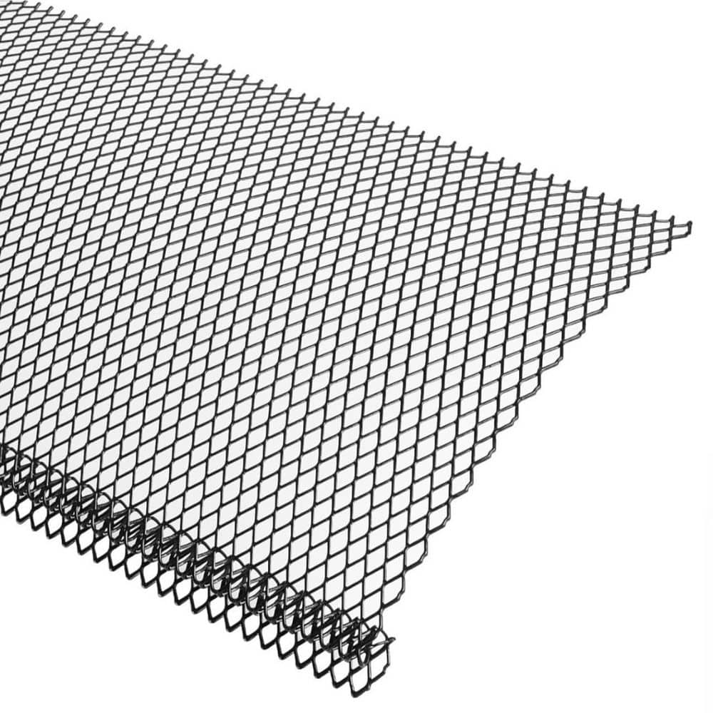 Wellco Lock-in 6 in. x 3 ft K-Style Plastic Gutter Guard with Micro ...