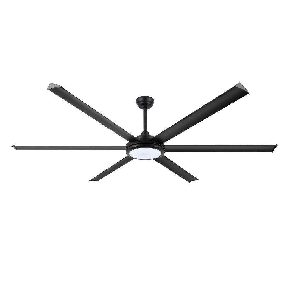 MLiAN 96 in. (8 ft.) 6 Aluminium Blades Indoor Ceiling Fan with ...