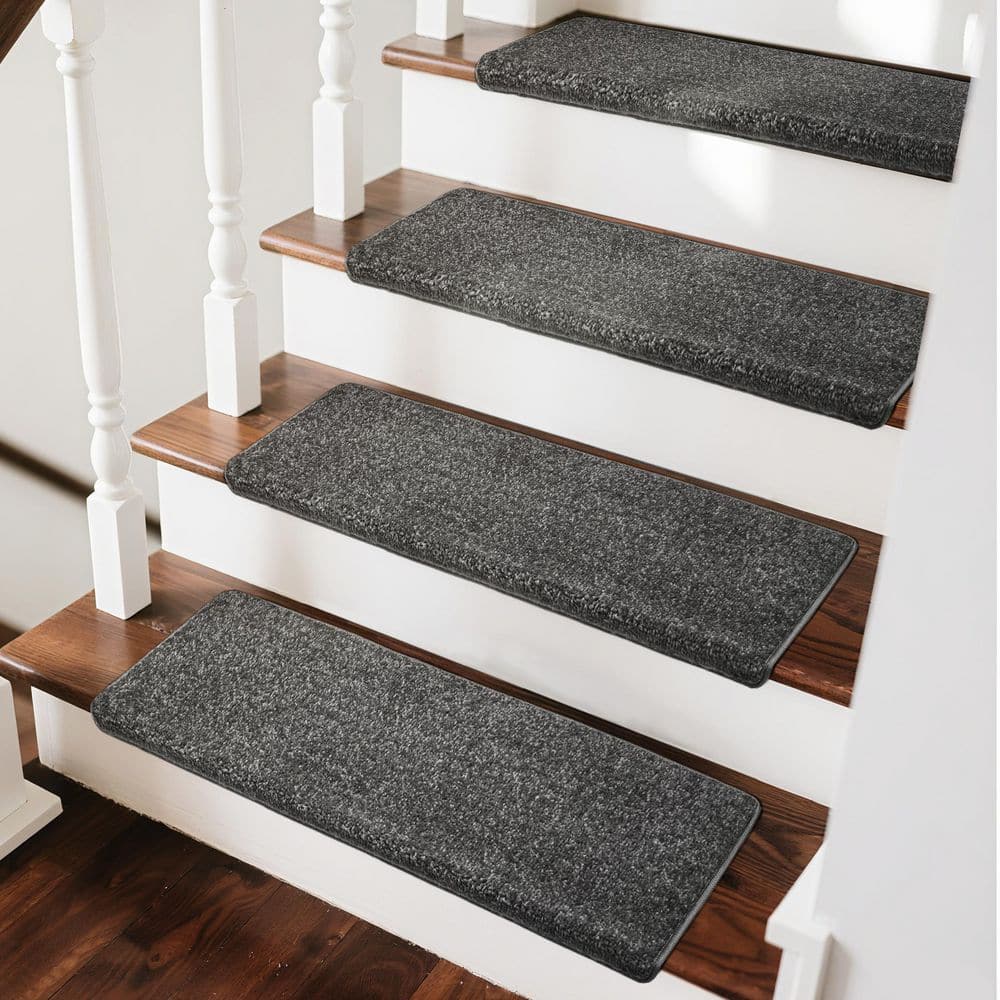 PURE ERA Dark Grey 9.5 in. x 30 in. x 1.2 in. Polypropylene Bullnose ...