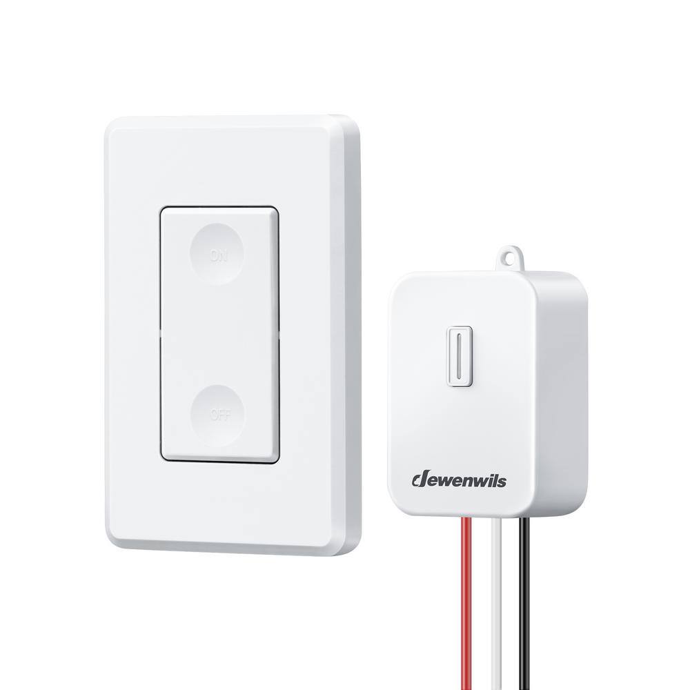 DEWENWILS 15A High Power Wireless Remote Control No in-Wall Wiring ...