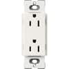 Lutron Claro 15 Amp Duplex Outlet, Architectural White (SCR-15-RW) SCR ...