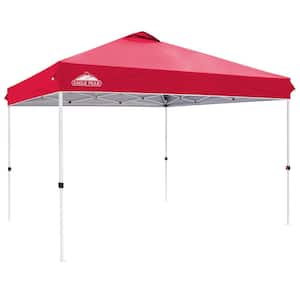 E-Z UP Vista Series 12 ft. x 12 ft. Red Instant Canopy Pop Up Tent with ...
