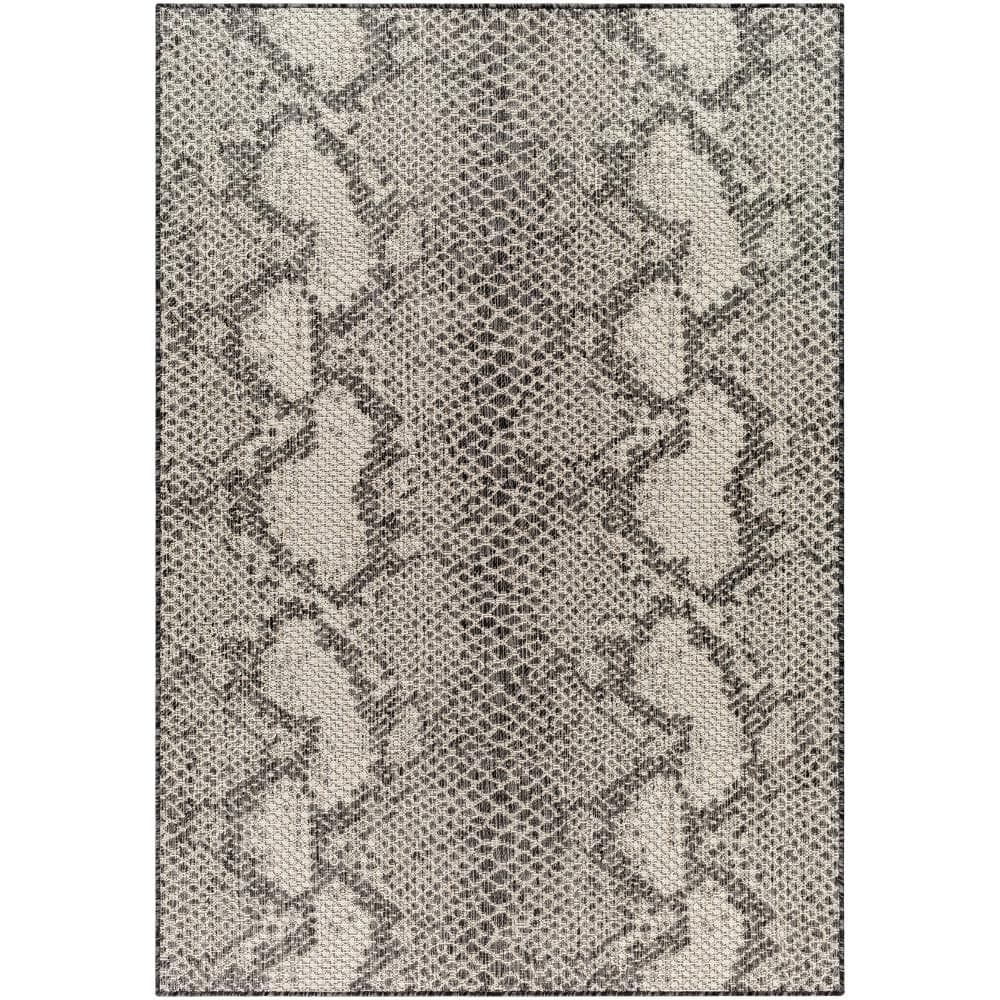 Livabliss Ravello Gray Doormat 2 ft. x 3 ft. Indoor/Outdoor Area Rug ...