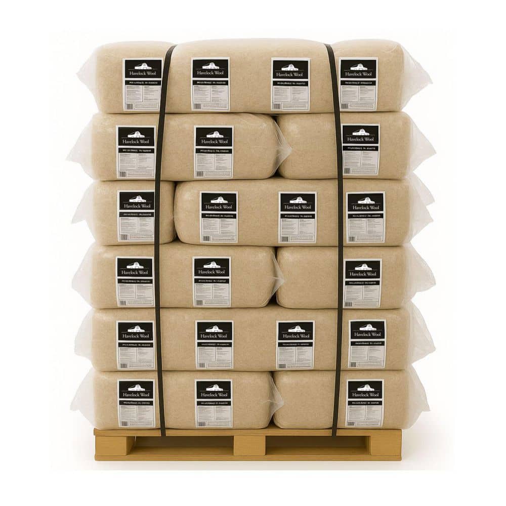 Havelock Wool R-14 Unfaced Wool Insulation Batt 15.5 in. x 3.88 ft ...