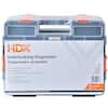 HDX 17-Compartment Interlocking Small Parts Organizer in Black (2-Pack ...