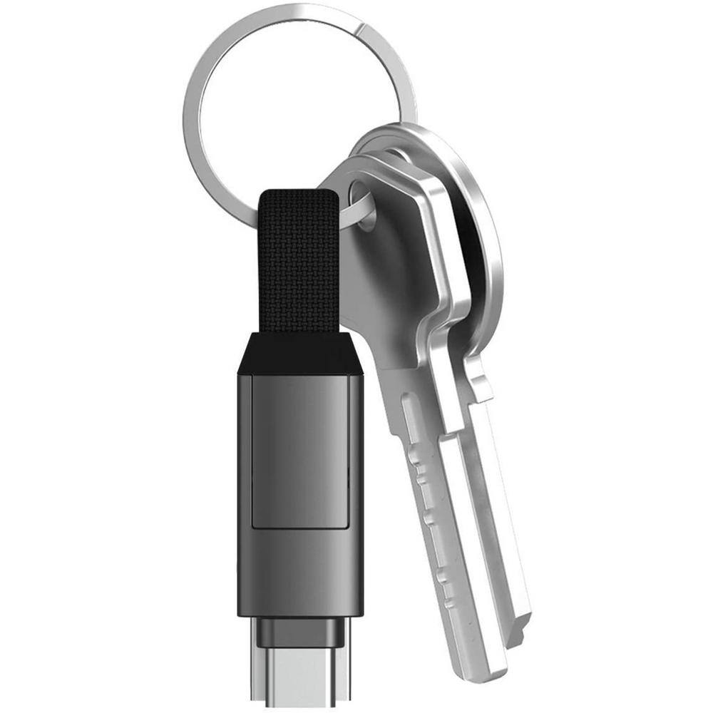 In Charge 6 Portable Keyring Compatible with Apple iPhone/USB/USB-C ...