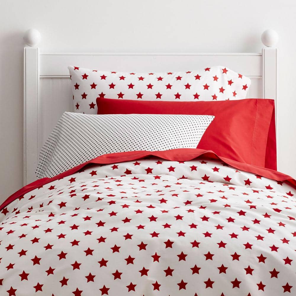 Cstudio Home by The Company Store Stars Classic Red Geometric Cotton ...
