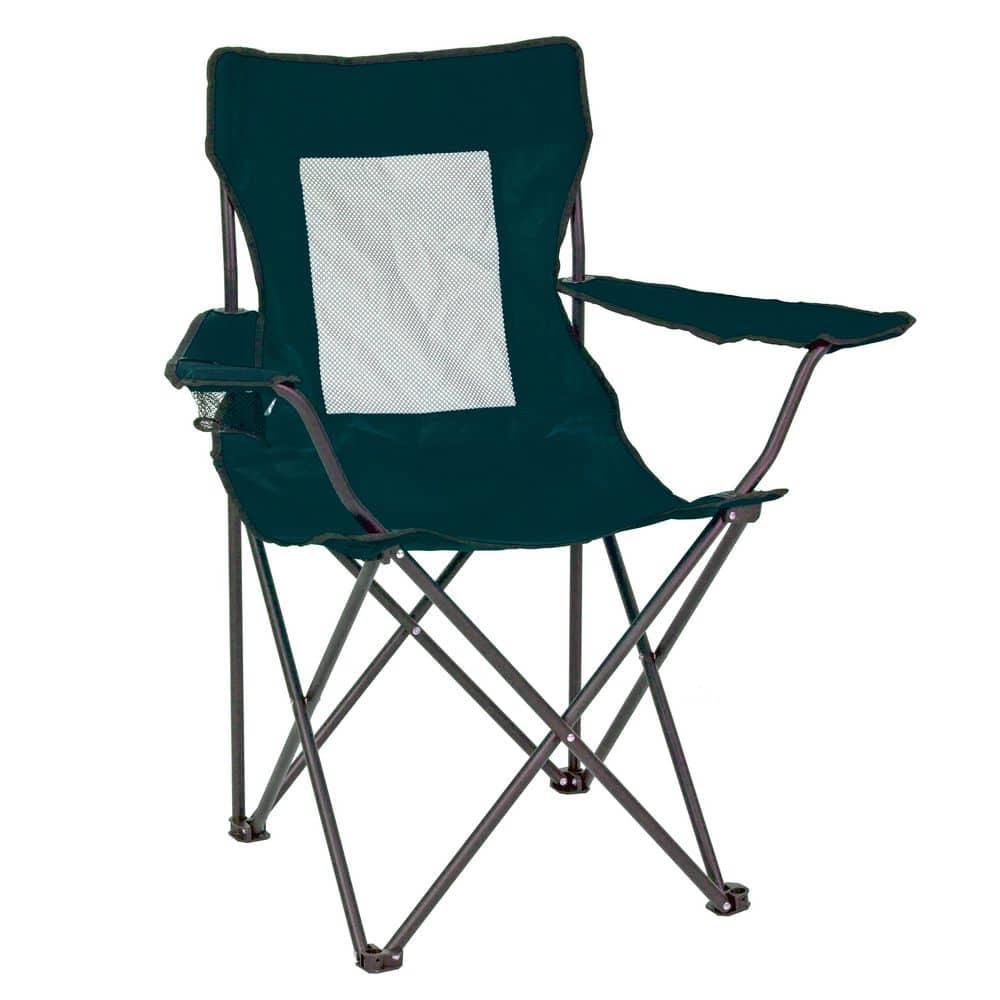 SEINA Outdoor Camping Folding Chair Heavy-Duty Metal Frame Collapsible ...