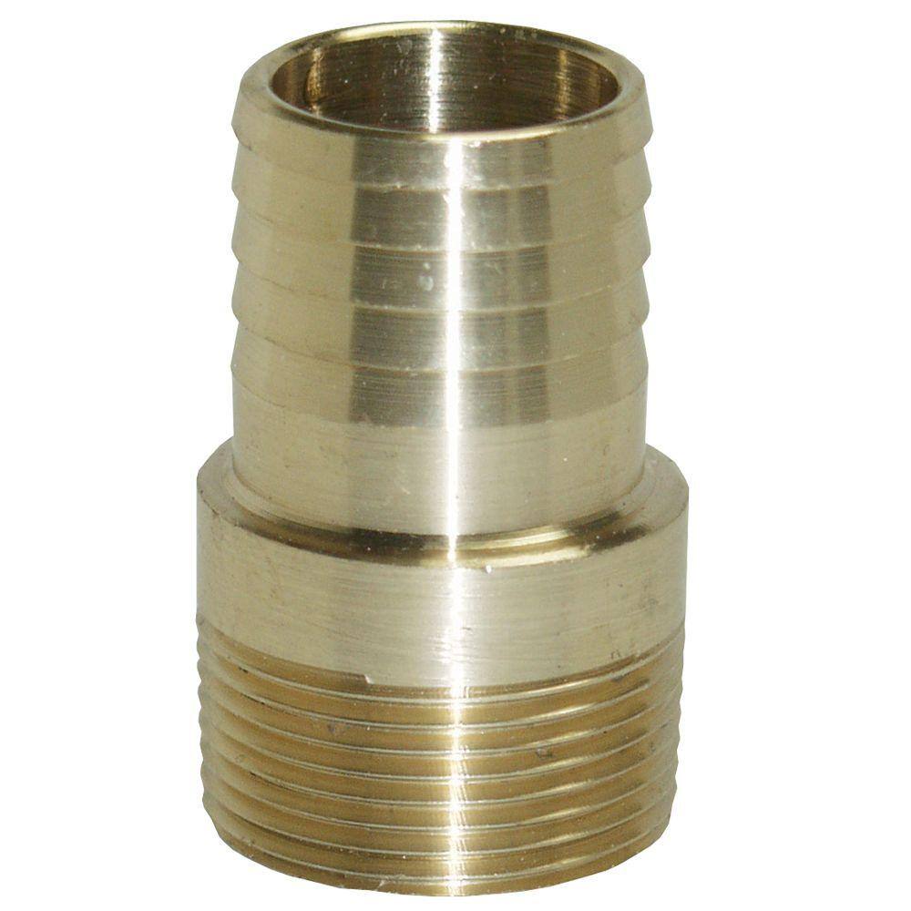 Water Source 3/4 in. Brass Male Insert Adapter MA75NL - The Home Depot
