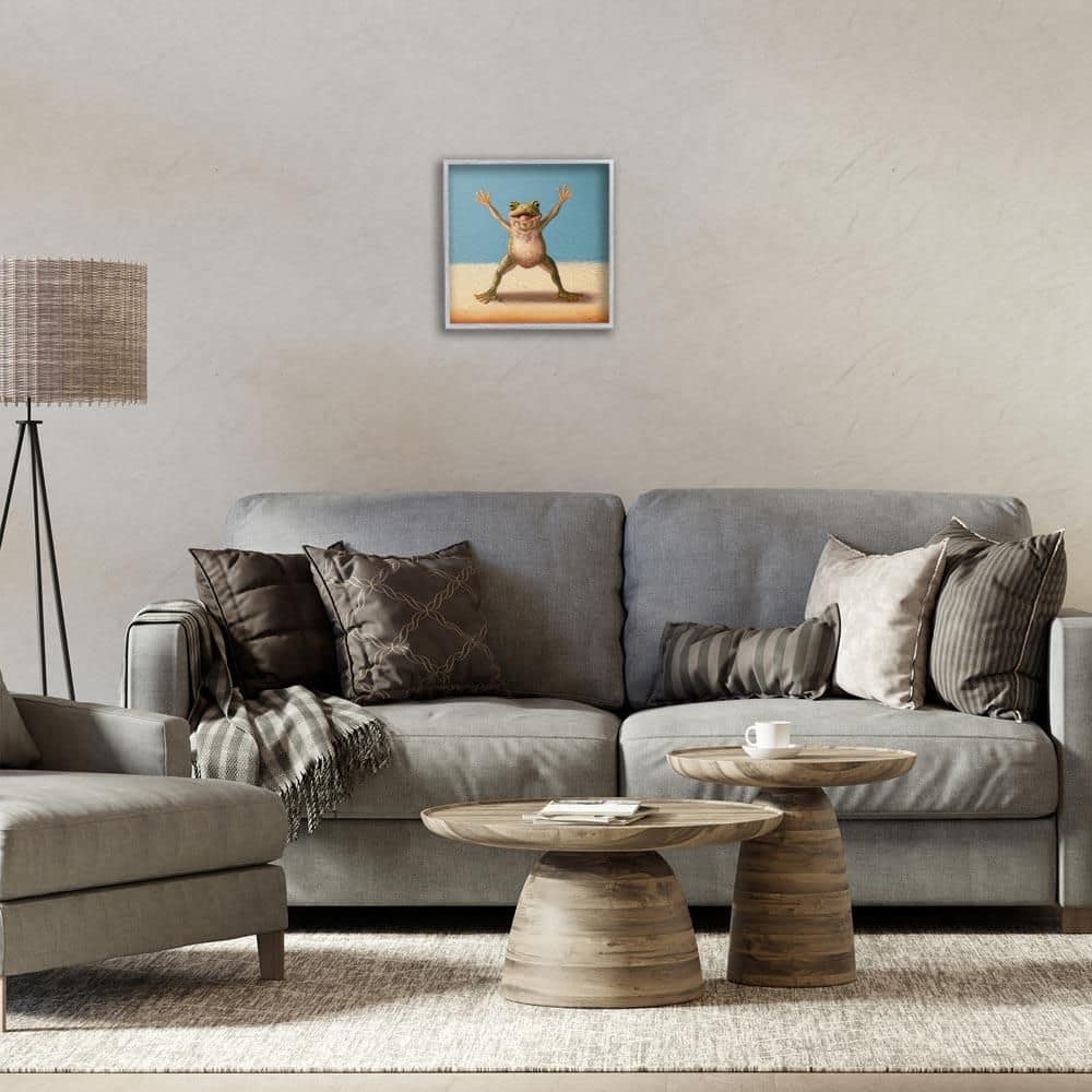 Stupell Industries Motivational Exercise Frog by Lucia Heffernan Gray ...