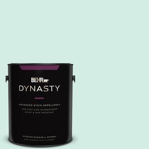 BEHR PREMIUM PLUS 1 gal. #490C-2 Adriatic Mist Hi-Gloss Enamel Interior ...