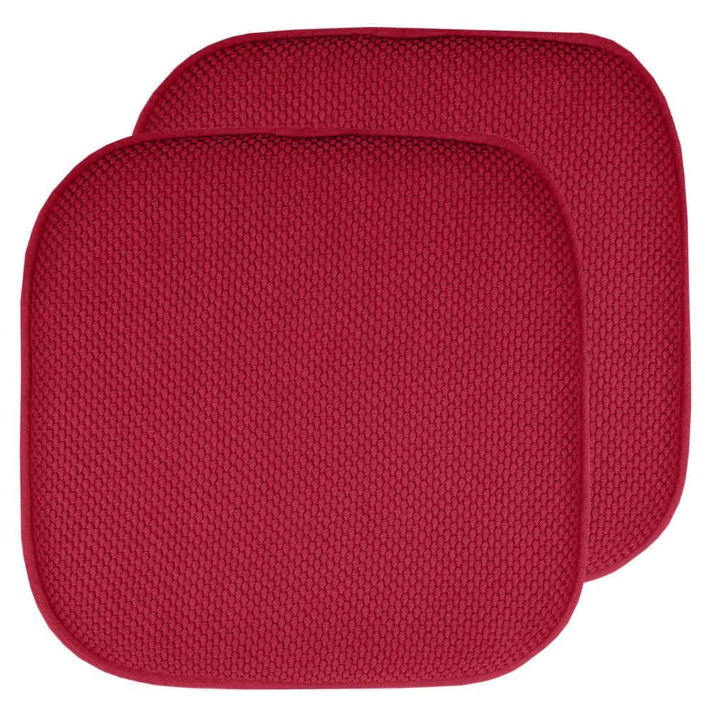 Sweet Home Collection Honeycomb Memory Foam Square 16 in. x 16 in. Non ...