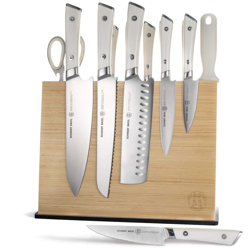 SCHMIDT BROTHERS CUTLERY Professional German Stainless Steel 14-Piece ...