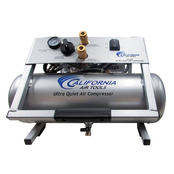 California Air Tools 2 Gal. 2010SP Ultra-Quiet and Oil-Free Lightweight ...
